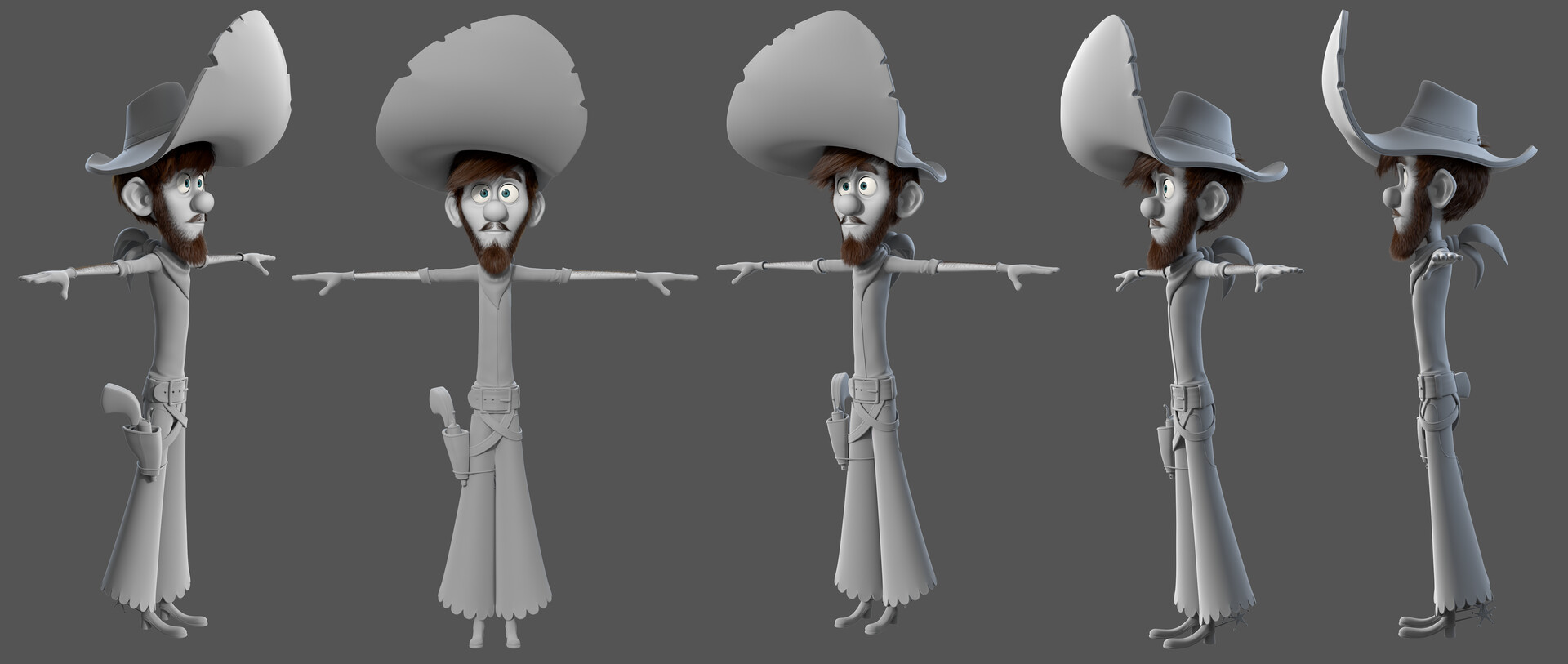 Stylized Cowboy Character Design for Animation – EAinc.